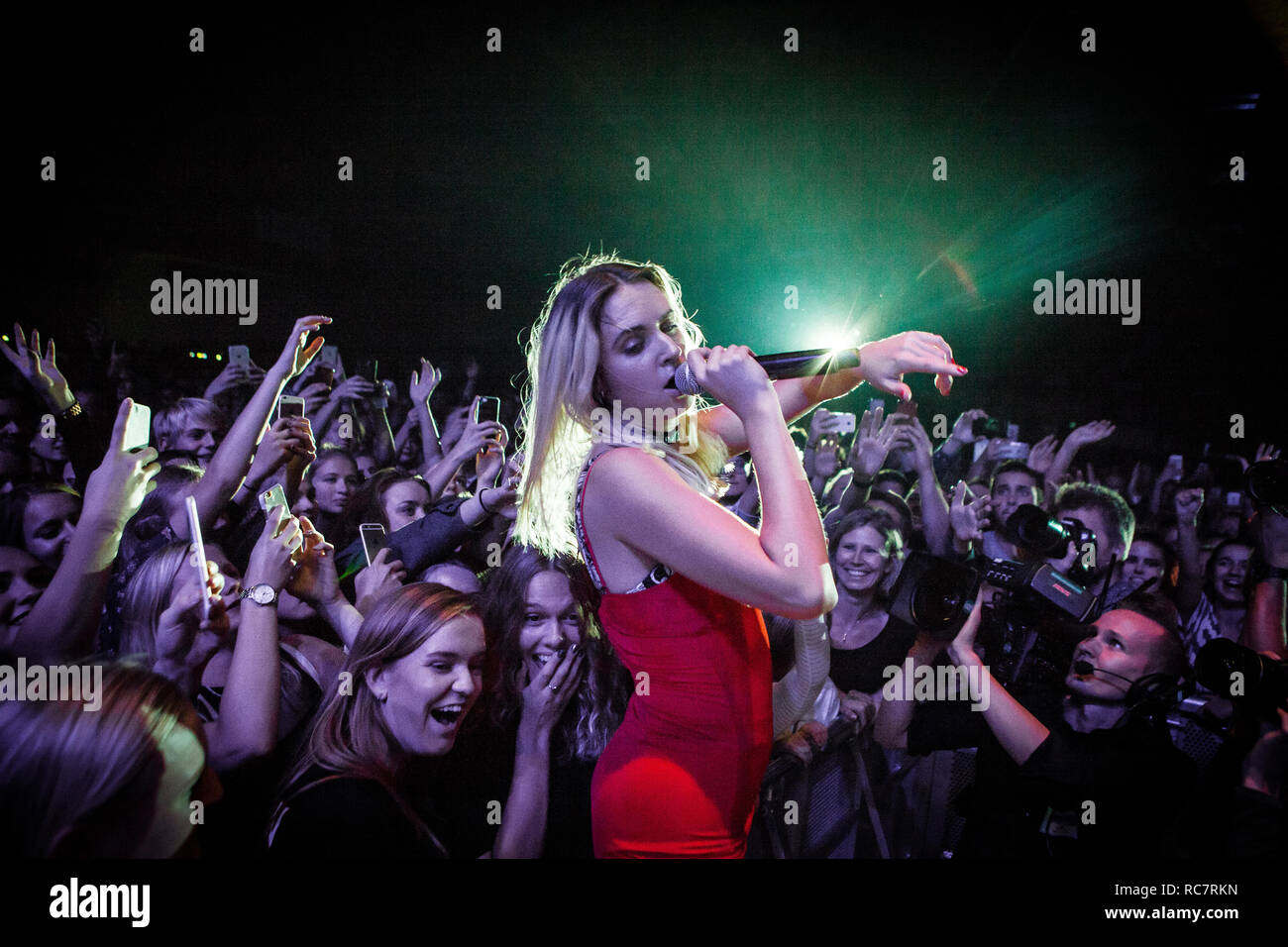 The Danish singer, songwriter and musician MØ (sometimes written MO ...