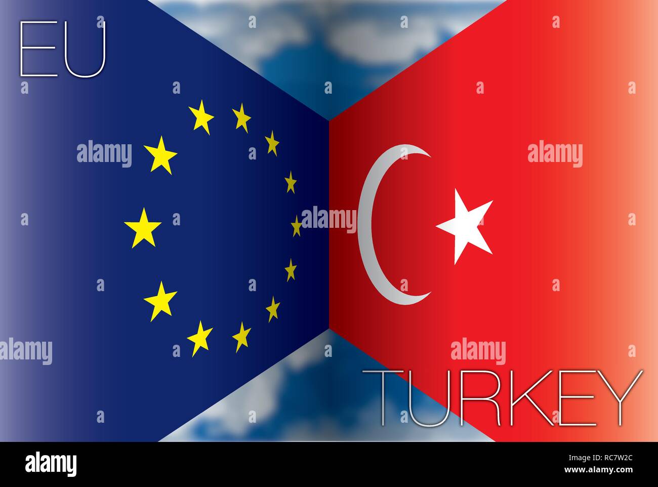 versus …. flags, vector illustration Stock Vector Image & Art - Alamy