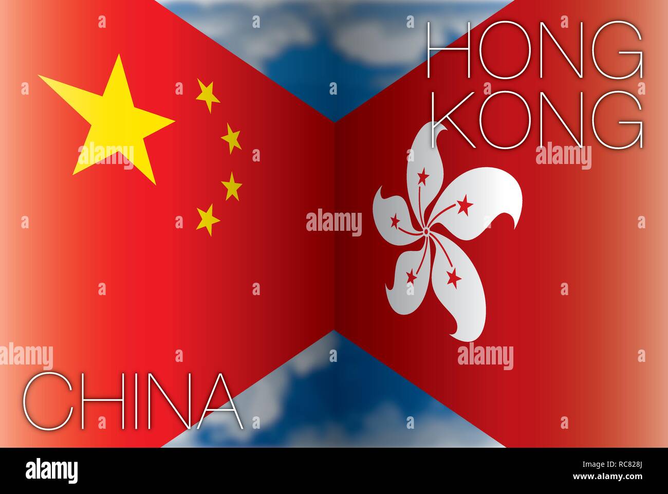 Hong kong conflict Stock Vector Images - Alamy