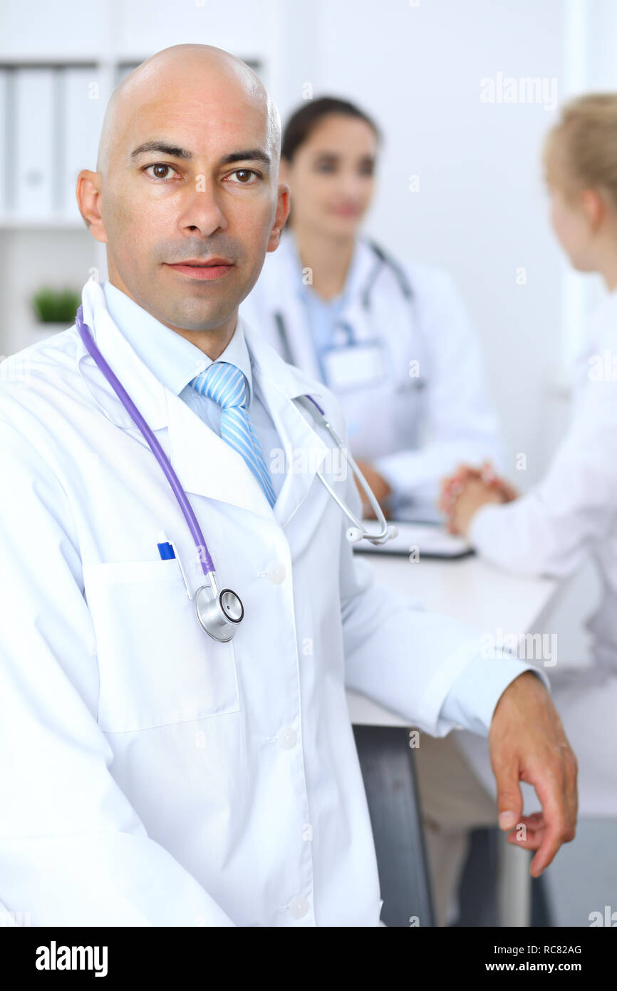 Bald doctor hi-res stock photography and images - Alamy