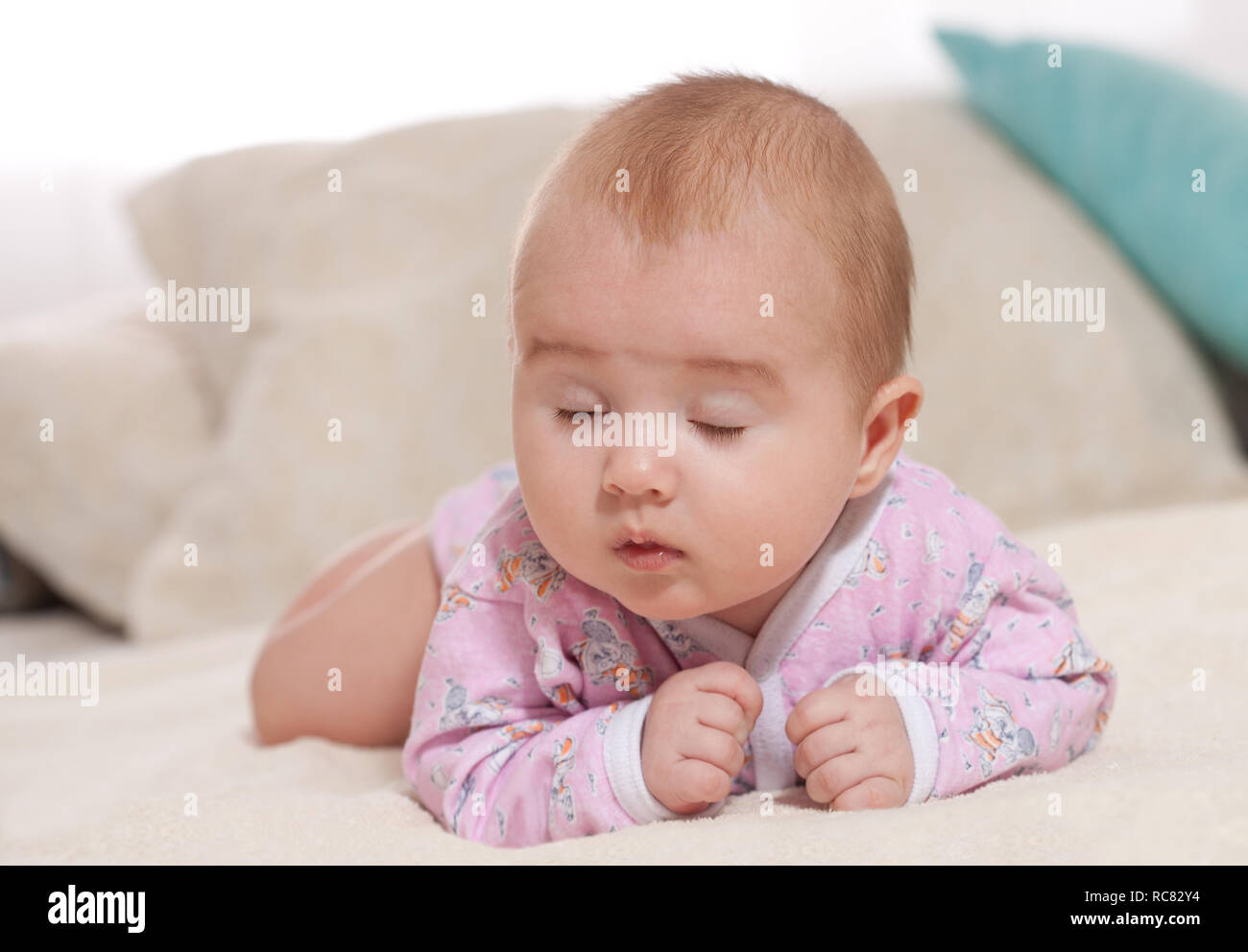 Beautiful happy baby hi-res stock photography and images - Alamy