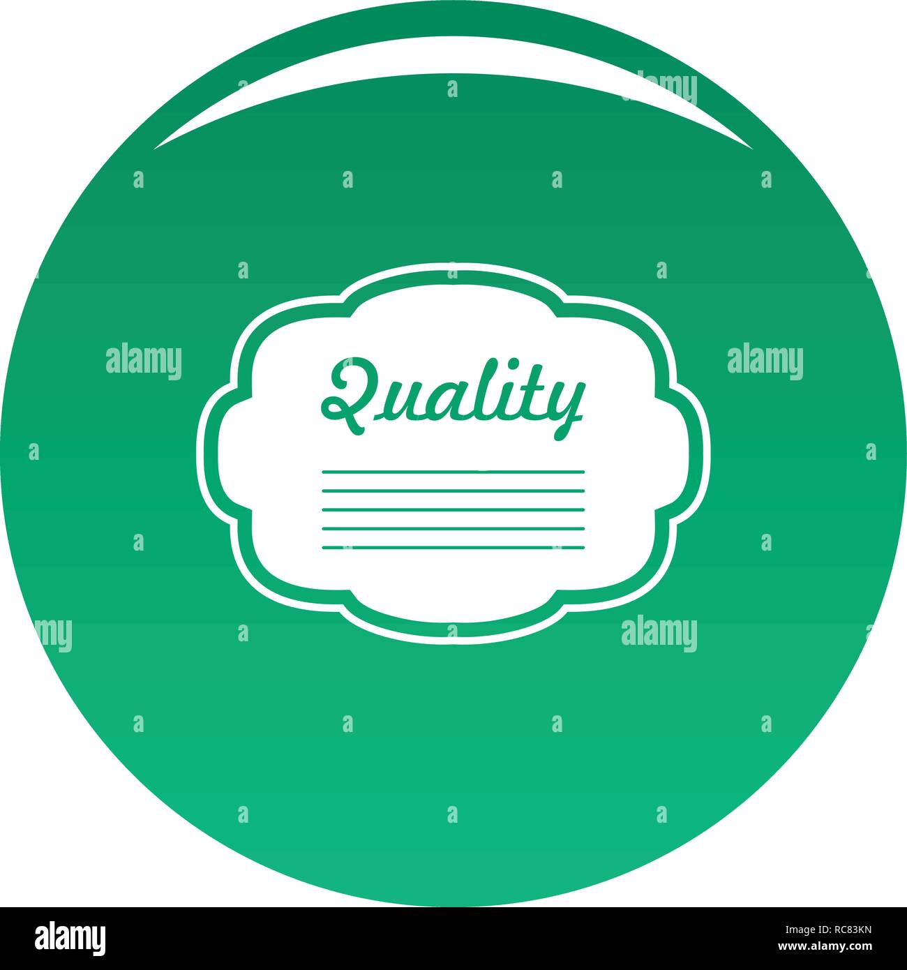 Grade label icon. Simple illustration of grade label vector icon for ...