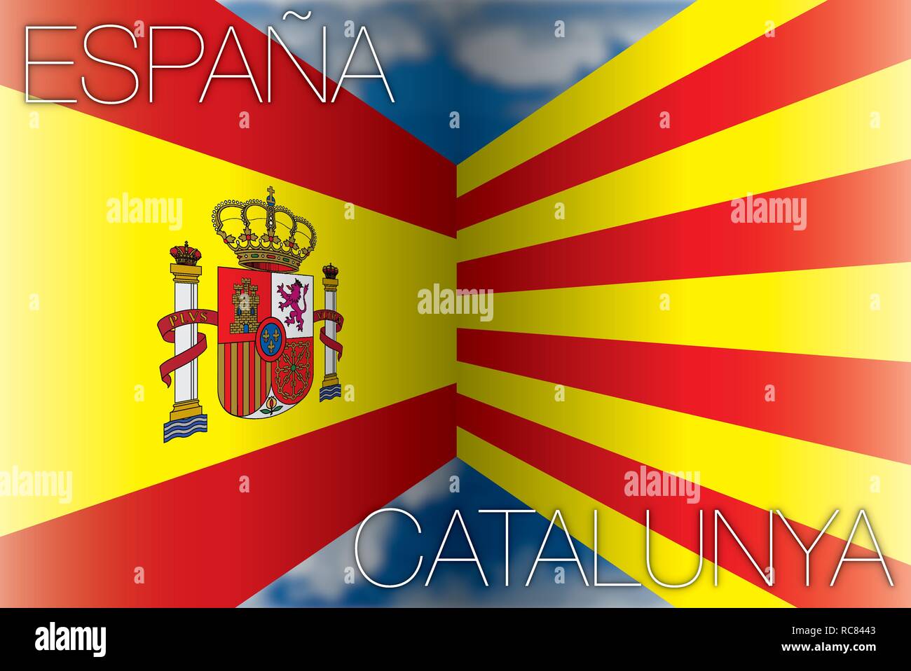Barcelona the Stock Vector Images - Alamy