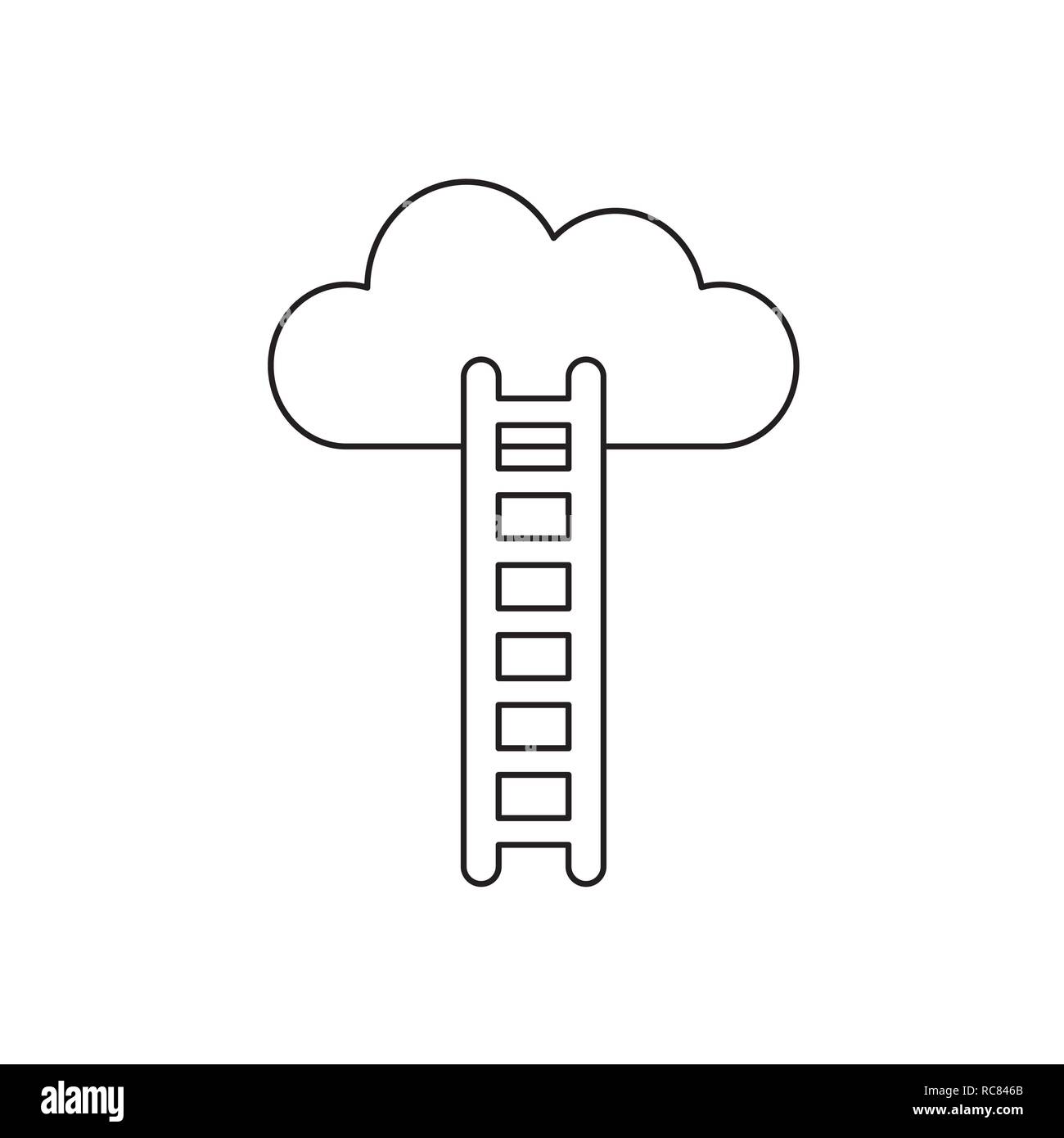 Office steps illustration Black and White Stock Photos & Images - Alamy