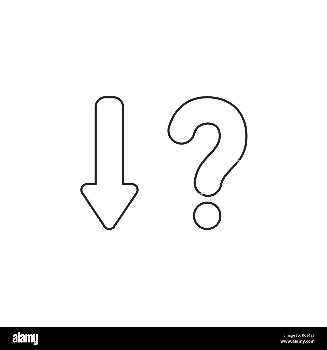 Question mark questions questioning Black and White Stock Photos & Images - Alamy