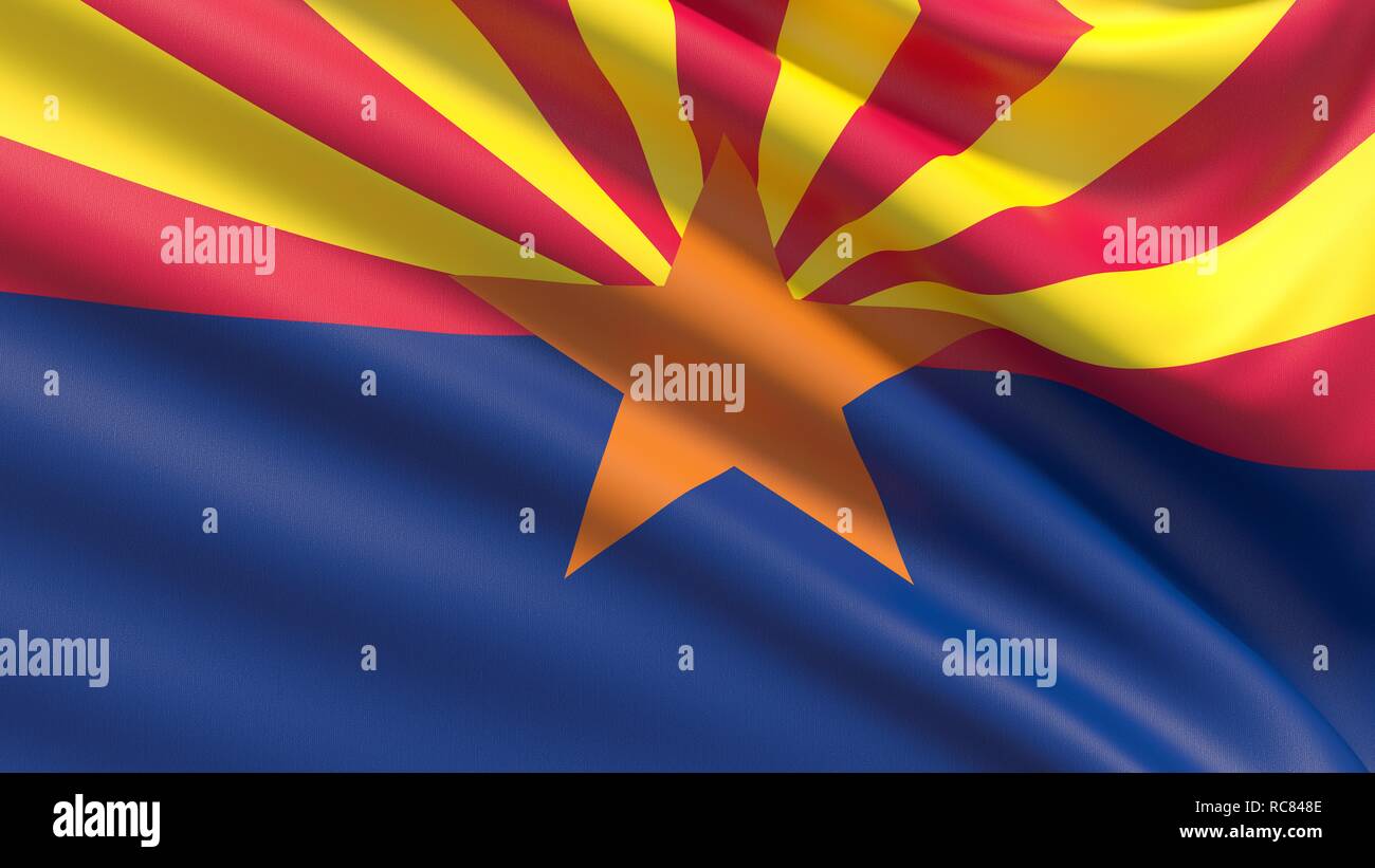 Arizona flag hi-res stock photography and images - Alamy