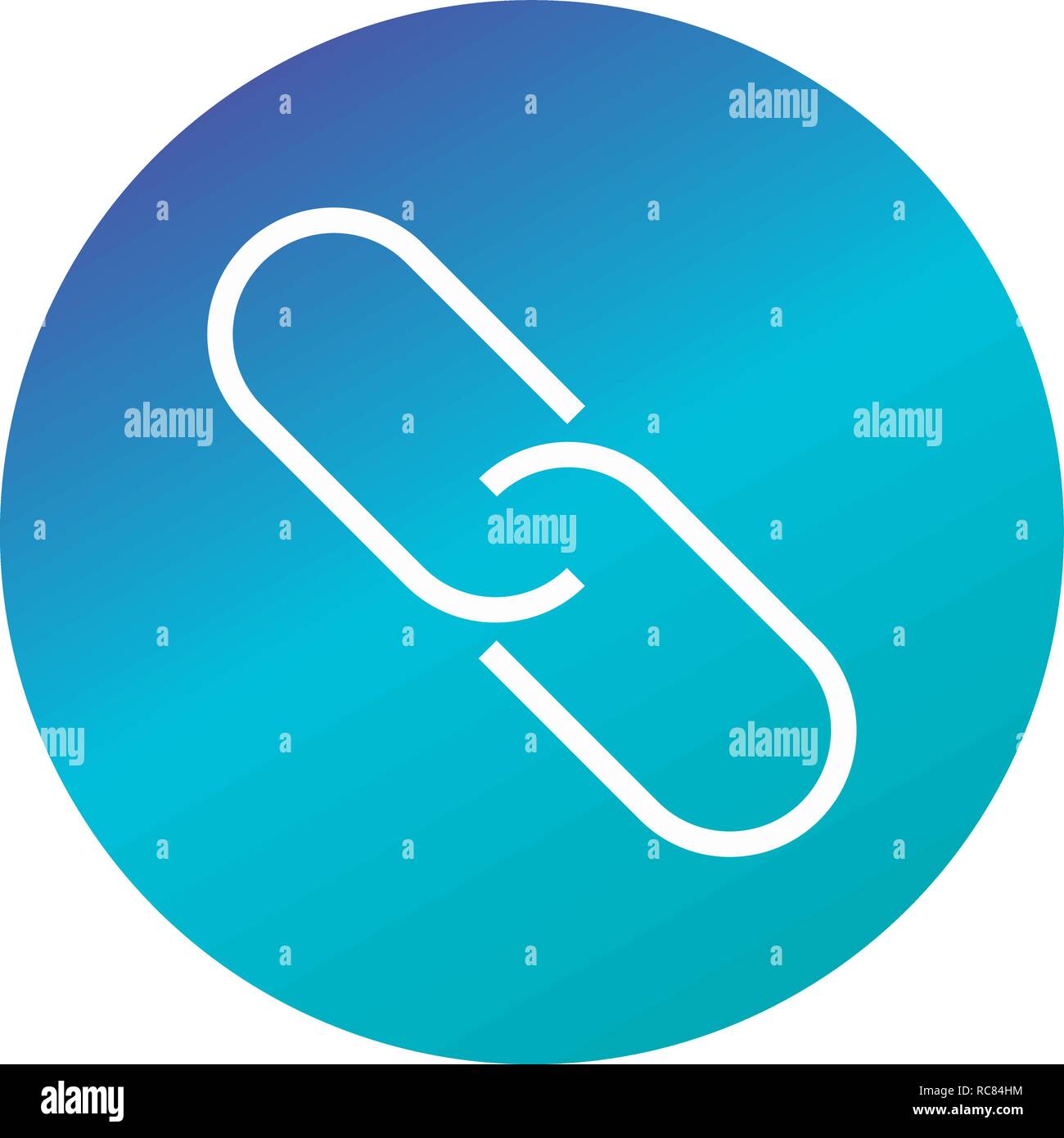 Vector Link Icon Stock Vector Image & Art - Alamy