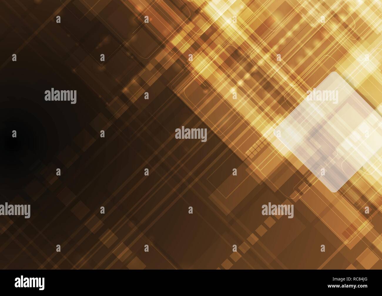 Dark orange abstract tech shiny background. Vector design Stock Vector ...