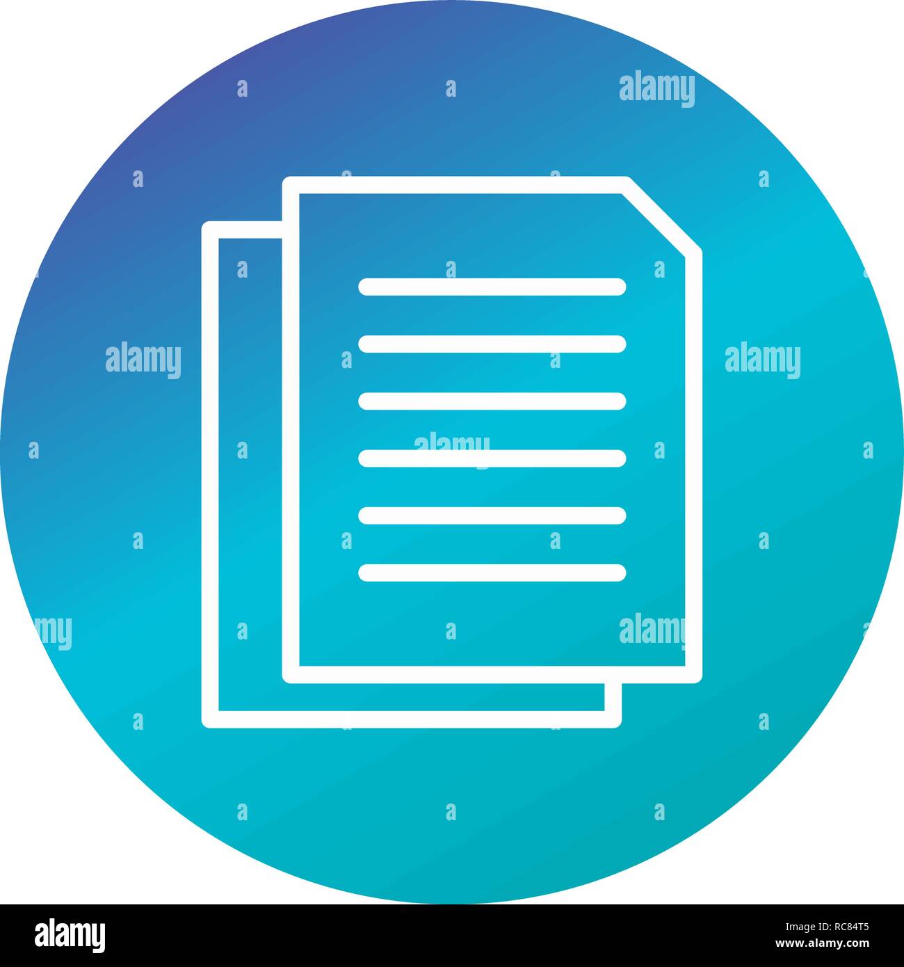 Vector Documents Icon Stock Vector Image & Art - Alamy