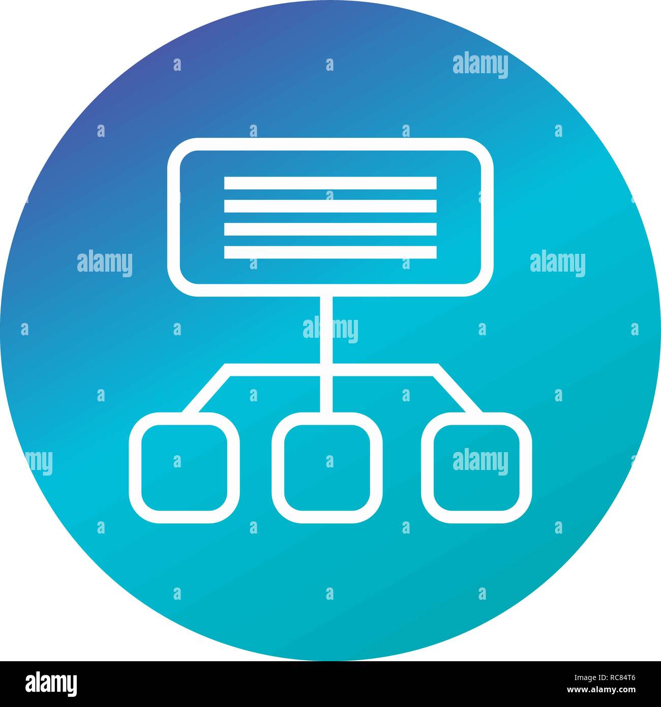 Vector Sitemap Icon Stock Vector Image & Art - Alamy