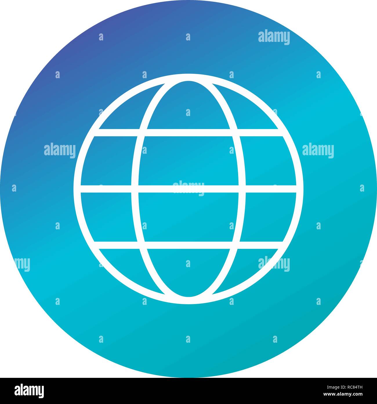 Vector Globe Icon Stock Vector Image & Art - Alamy