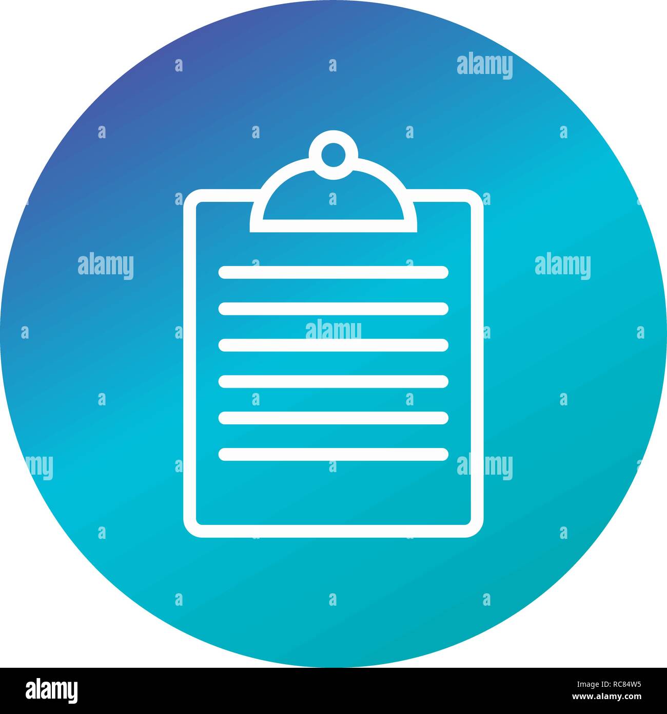 Vector Clipboard Icon Stock Vector Image & Art - Alamy