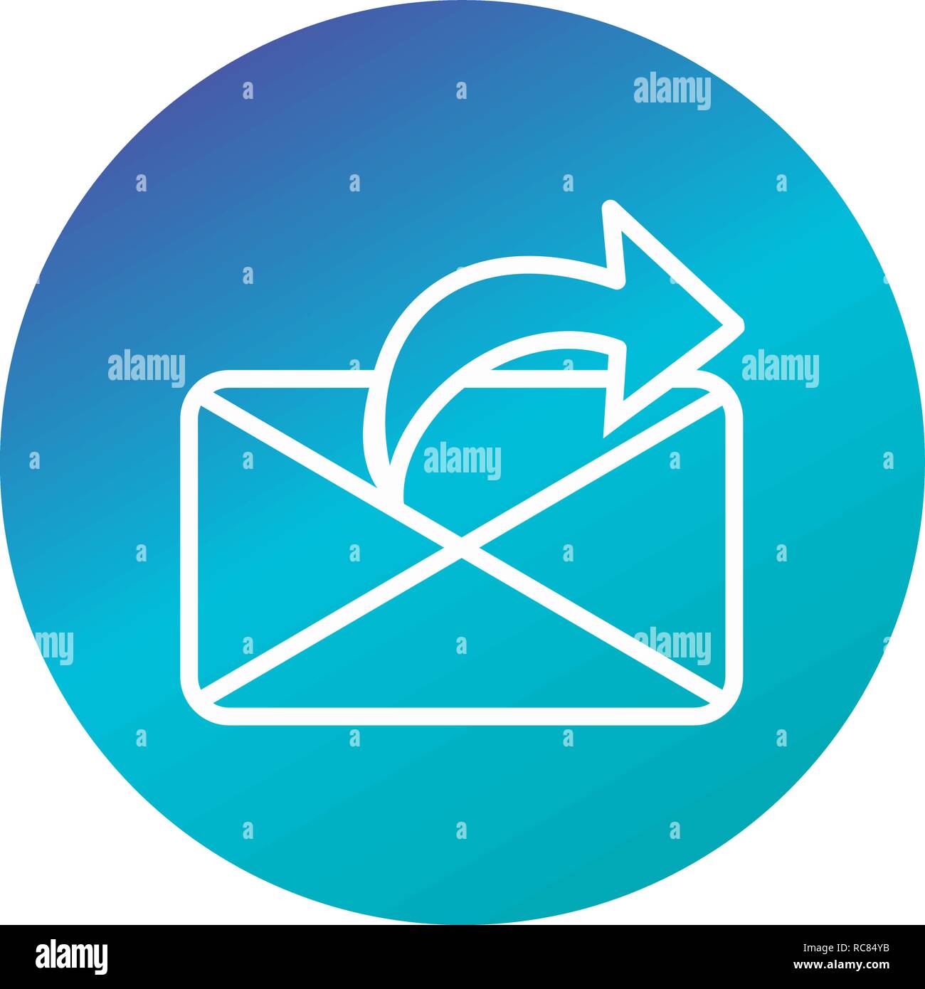 Vector Send Message Icon Stock Vector Image & Art - Alamy