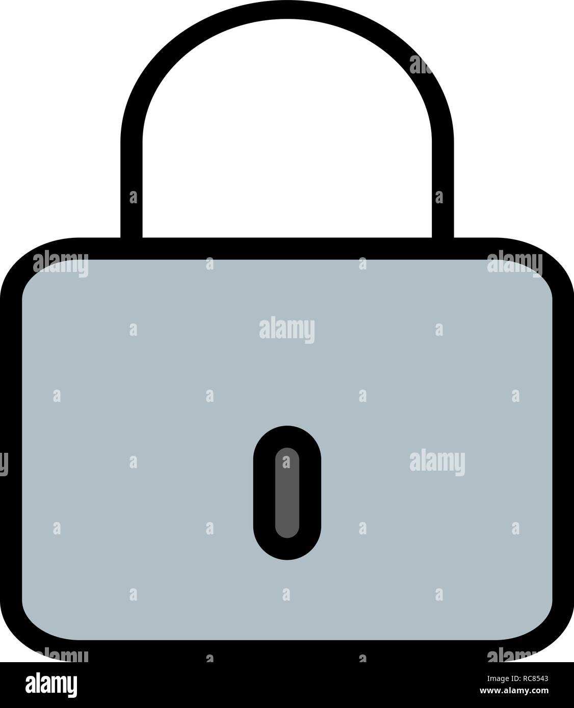 Vector Lock Icon Stock Vector Image & Art - Alamy
