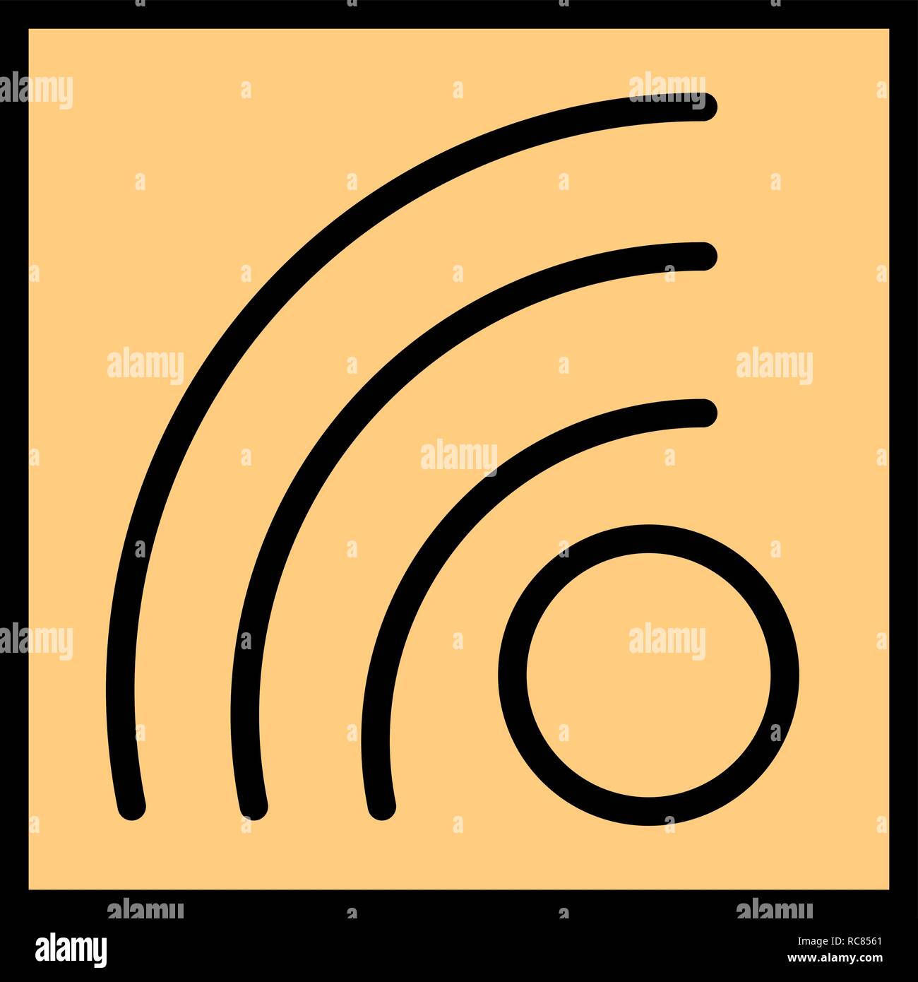 Vector RSS Feed Icon Stock Vector Image & Art - Alamy