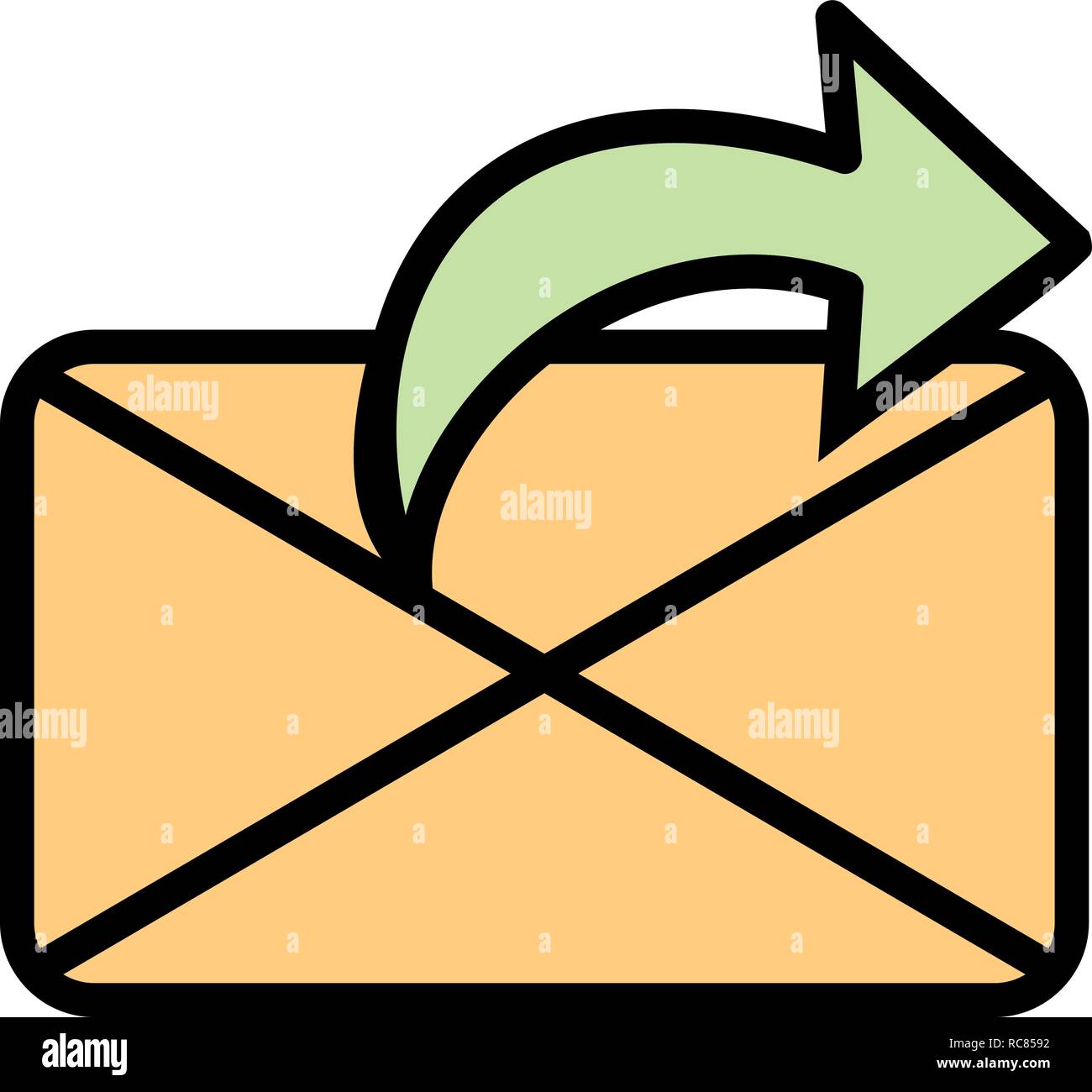 Vector Send Message Icon Stock Vector Image & Art - Alamy