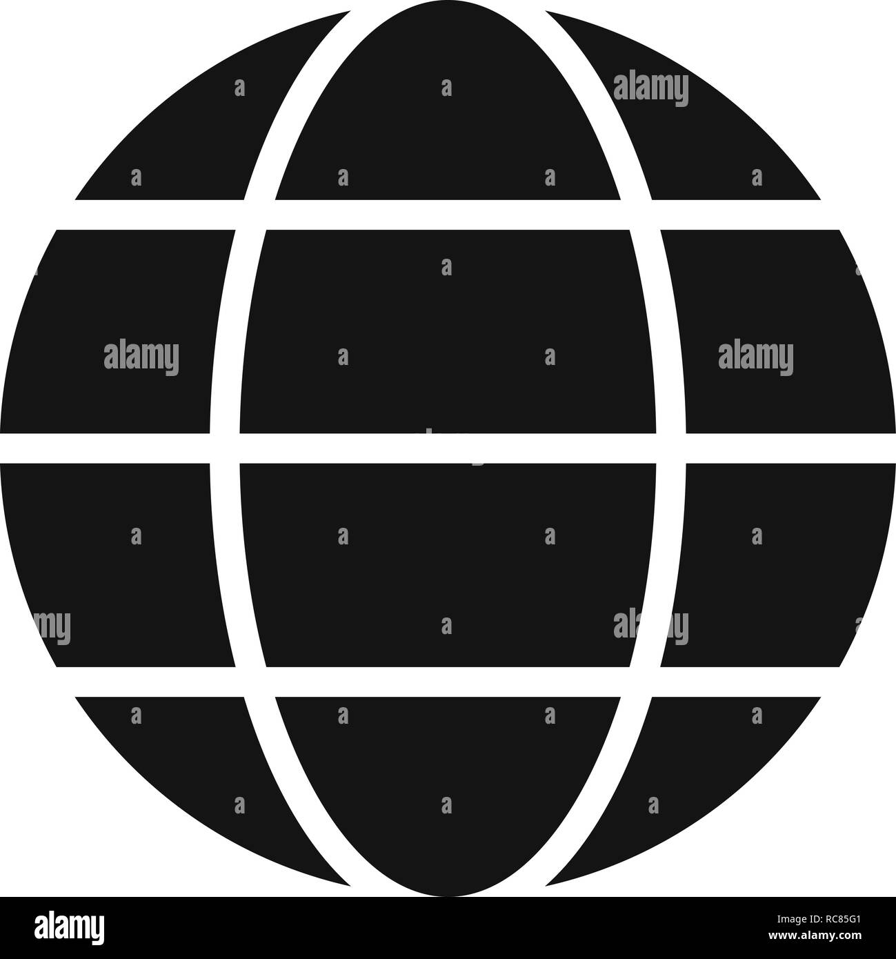 Vector Globe Icon Stock Vector Image & Art - Alamy