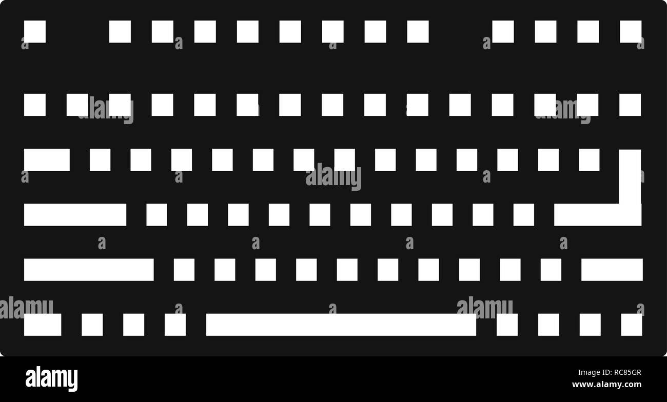 Vector Keyboard Icon Stock Vector Image & Art - Alamy