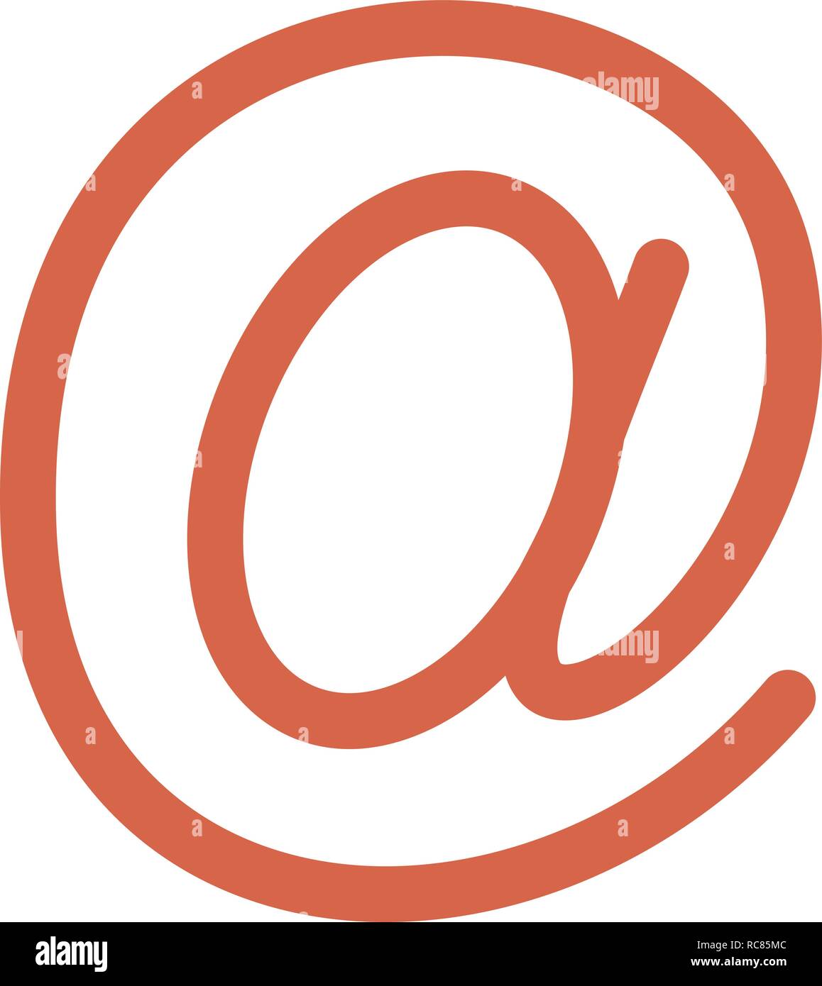 Vector Email Address Icon Stock Vector Image & Art - Alamy