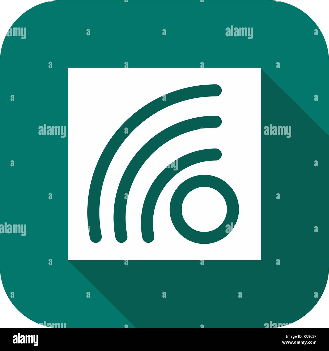 Vector RSS Feed Icon Stock Vector Image & Art - Alamy