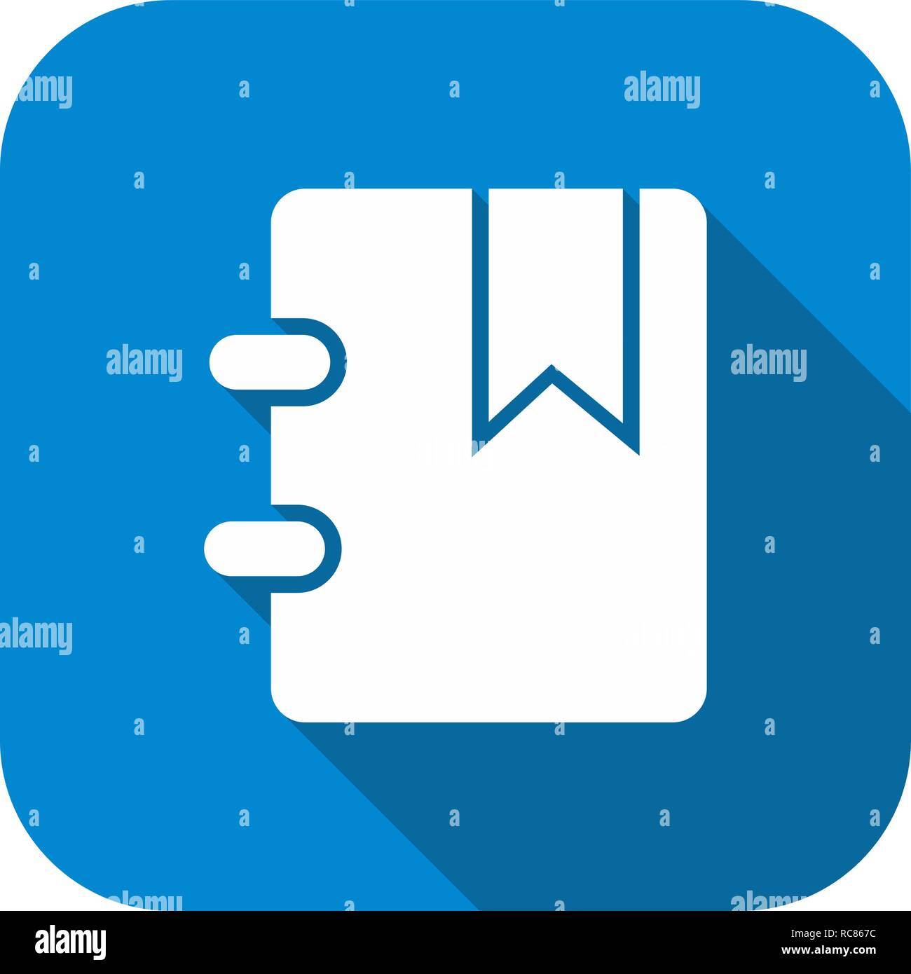 Vector Bookmarked Icon Stock Vector Image & Art - Alamy