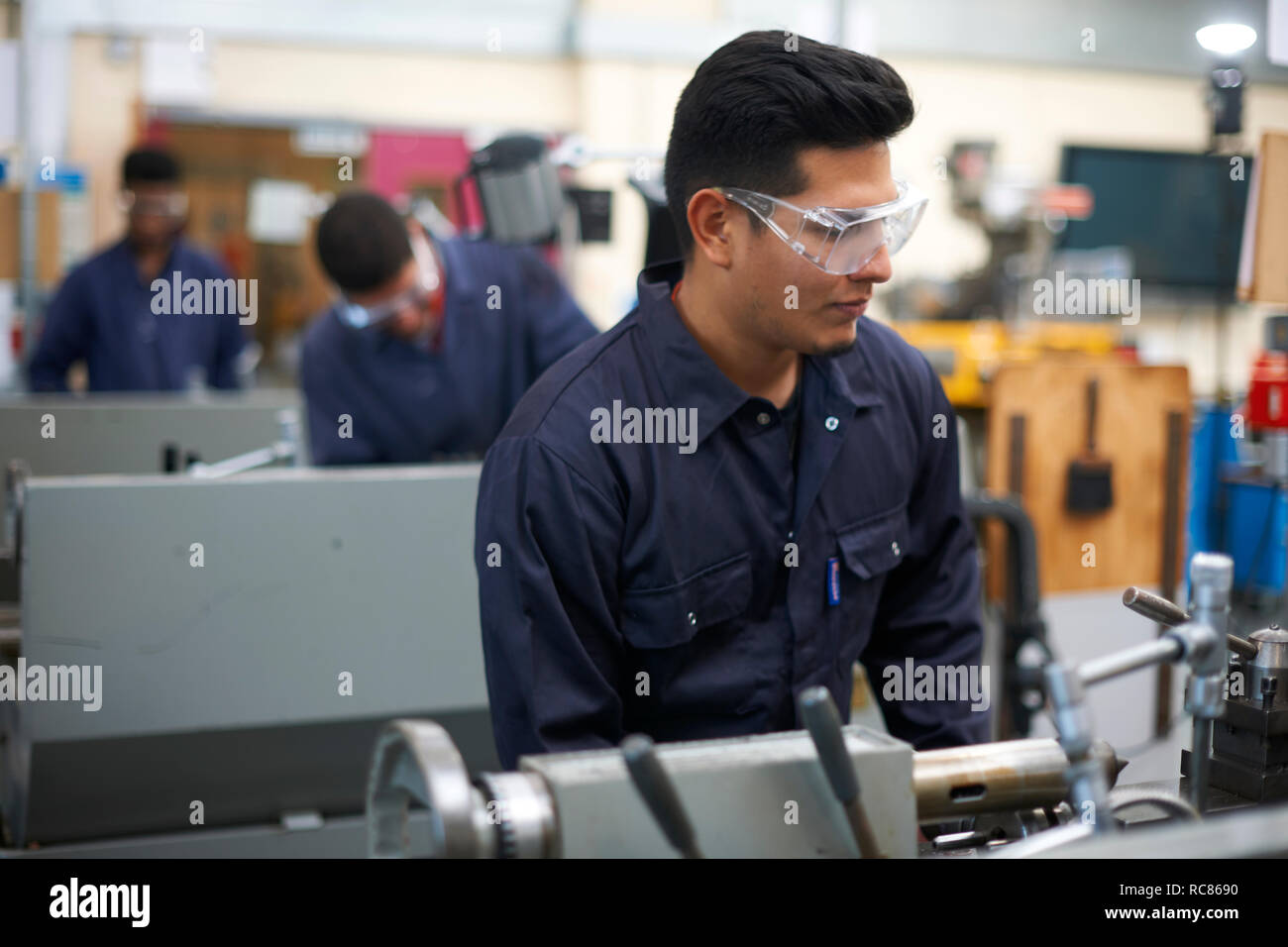 Safety goggles student hi-res stock photography and images - Alamy