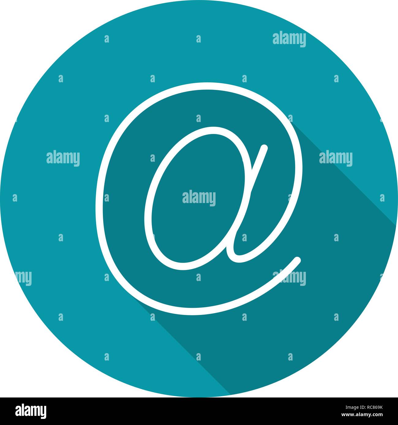 Vector Email Address Icon Stock Vector Image & Art - Alamy