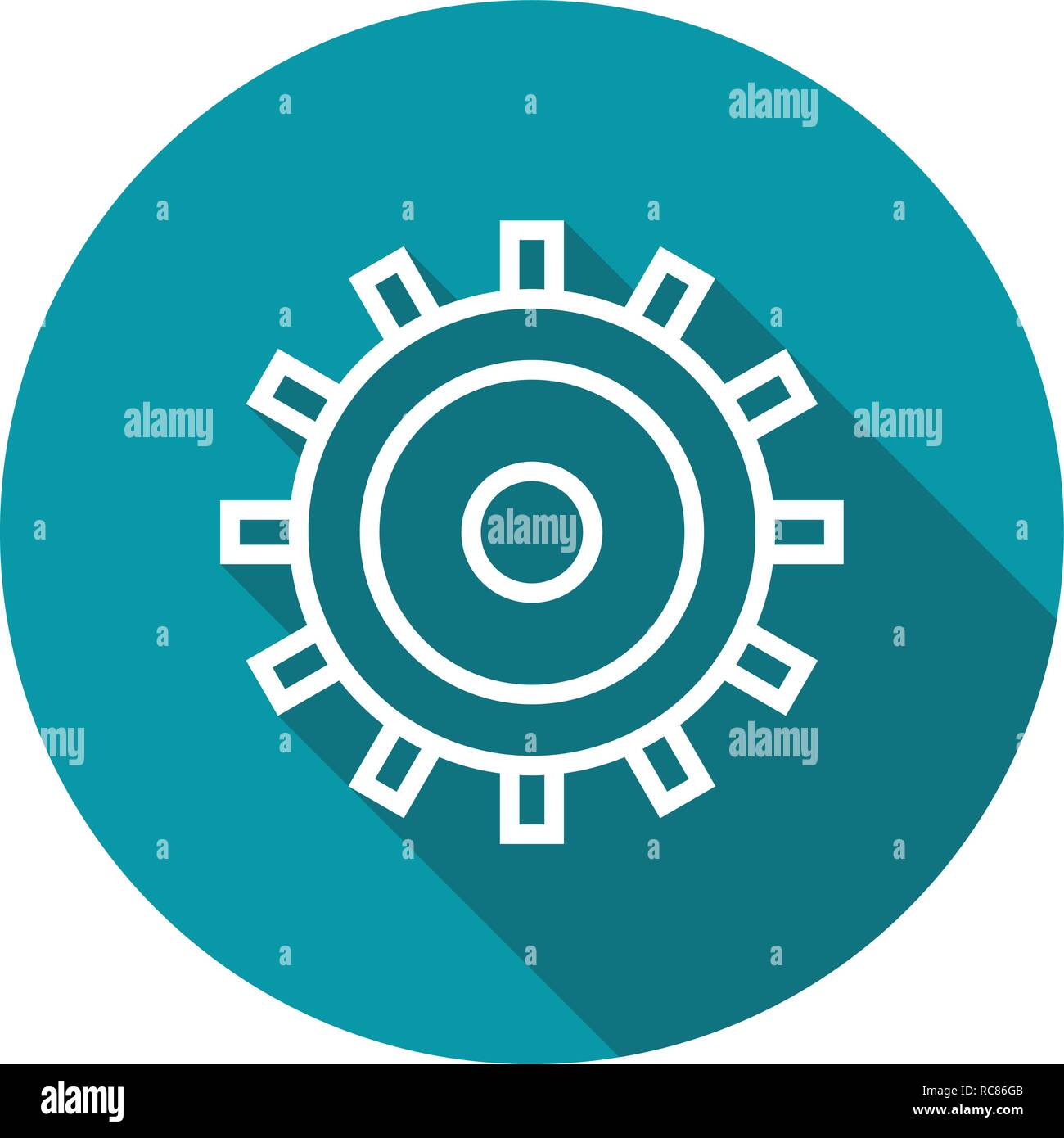 Vector Settings Icon Stock Vector Image & Art - Alamy