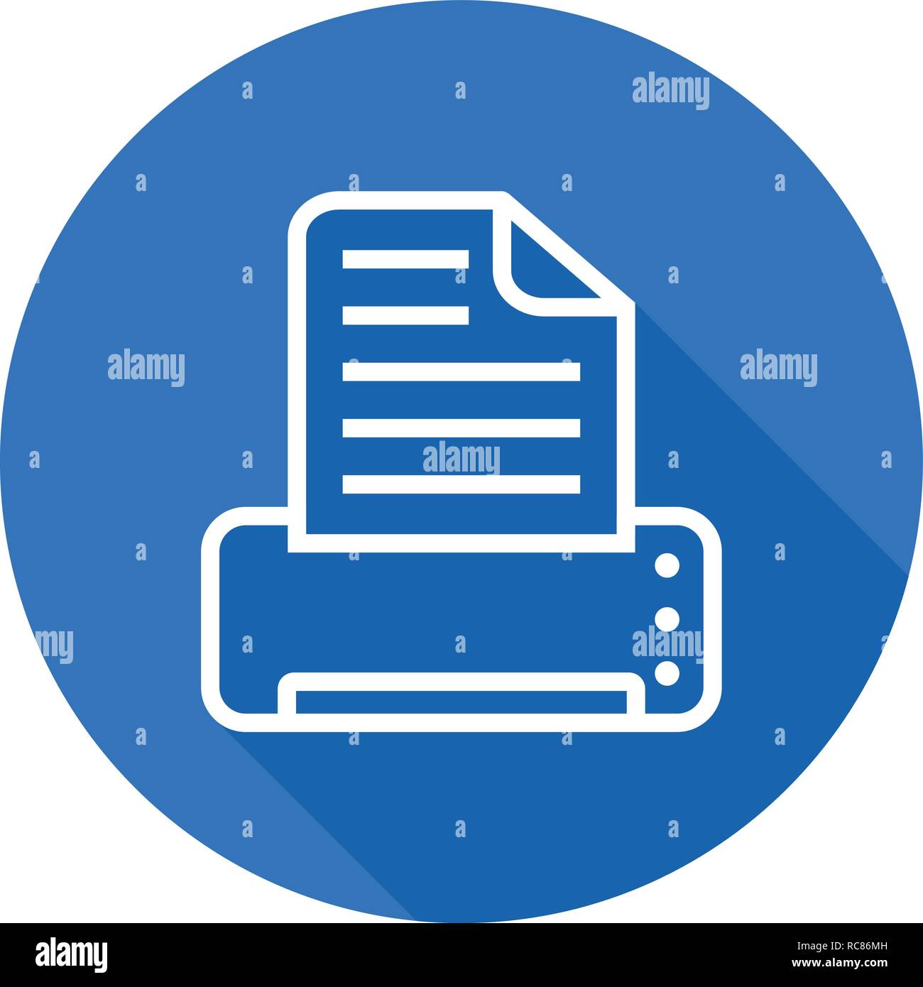 Vector Print Icon Stock Vector Image & Art - Alamy
