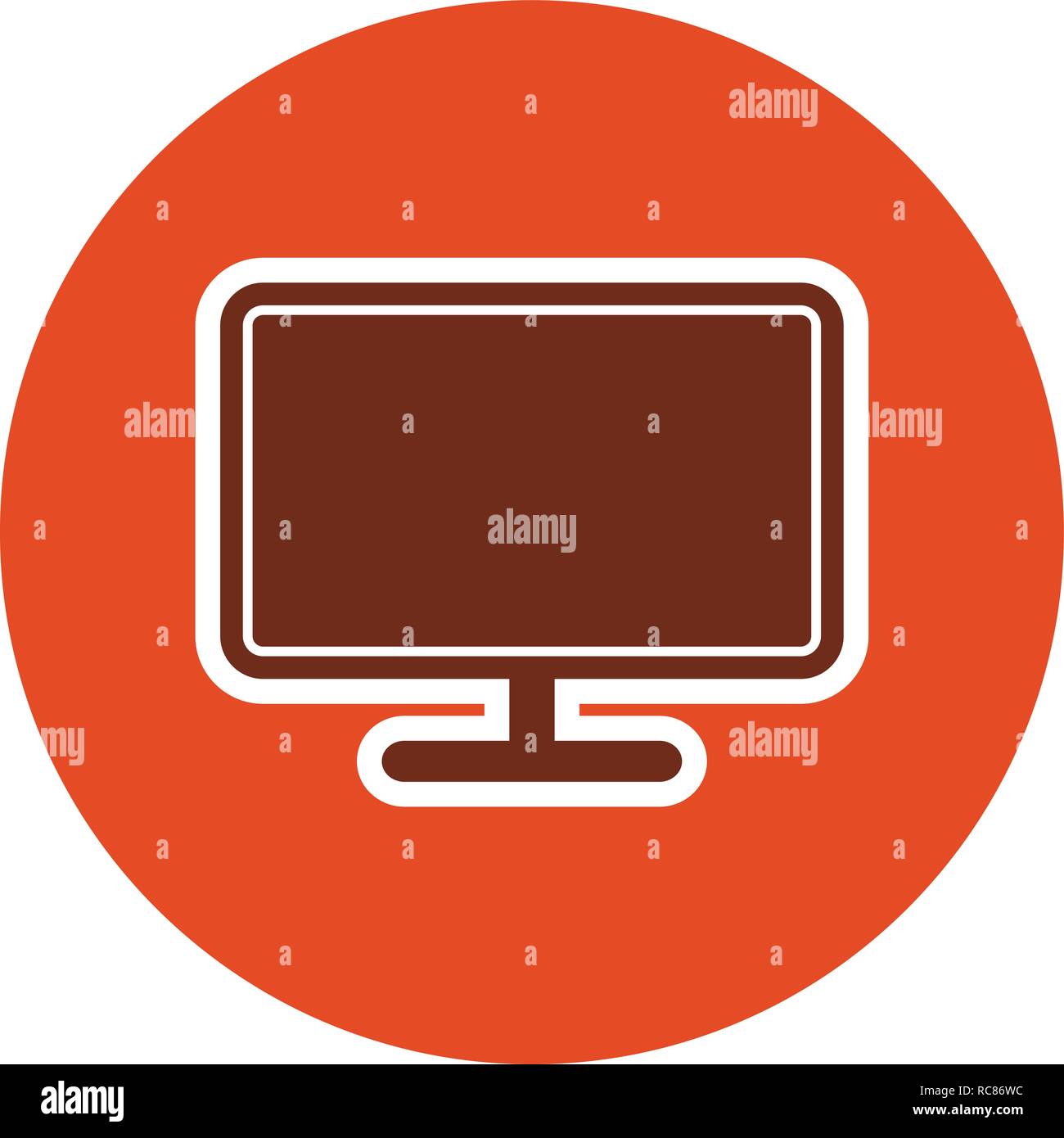 Vector LCD Icon Stock Vector Image & Art - Alamy