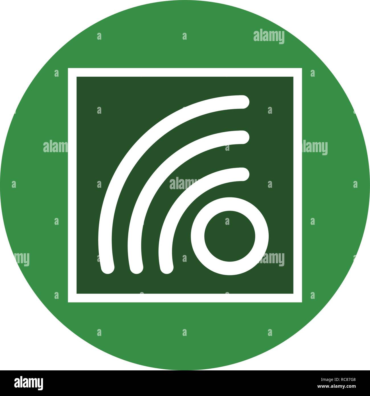 Vector RSS Feed Icon Stock Vector Image & Art - Alamy