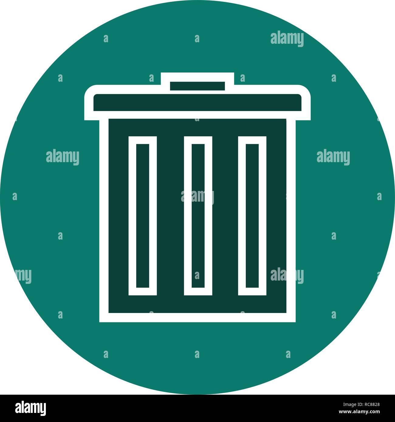 Vector Trash Icon Stock Vector Image Art Alamy vector-trash-icon-stock-vector-image-art-alamy