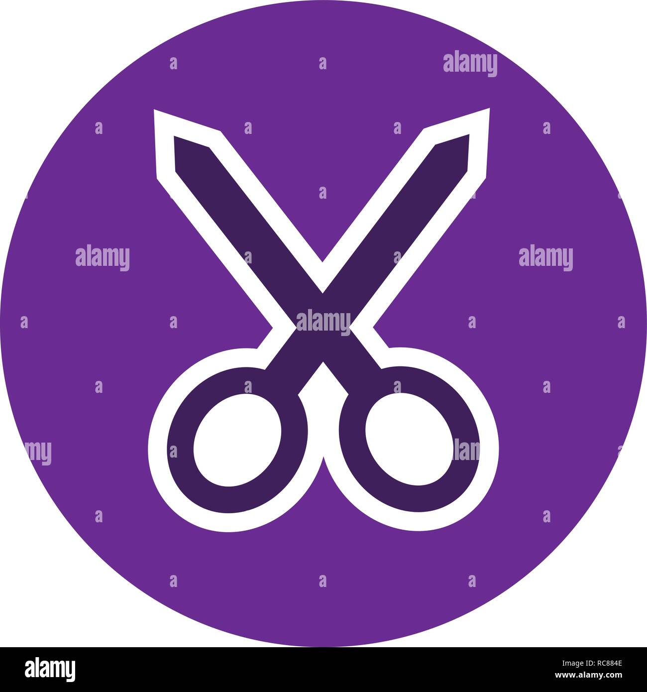Vector Cut Icon Stock Vector Image & Art - Alamy