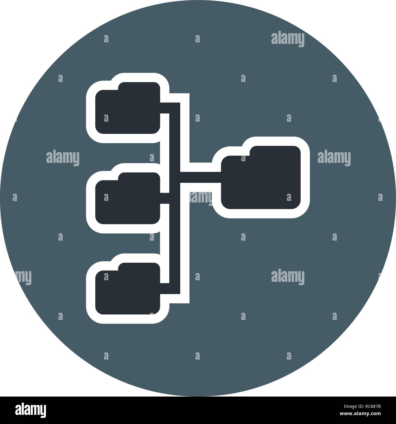 Vector Directories Icon Stock Vector Image & Art - Alamy