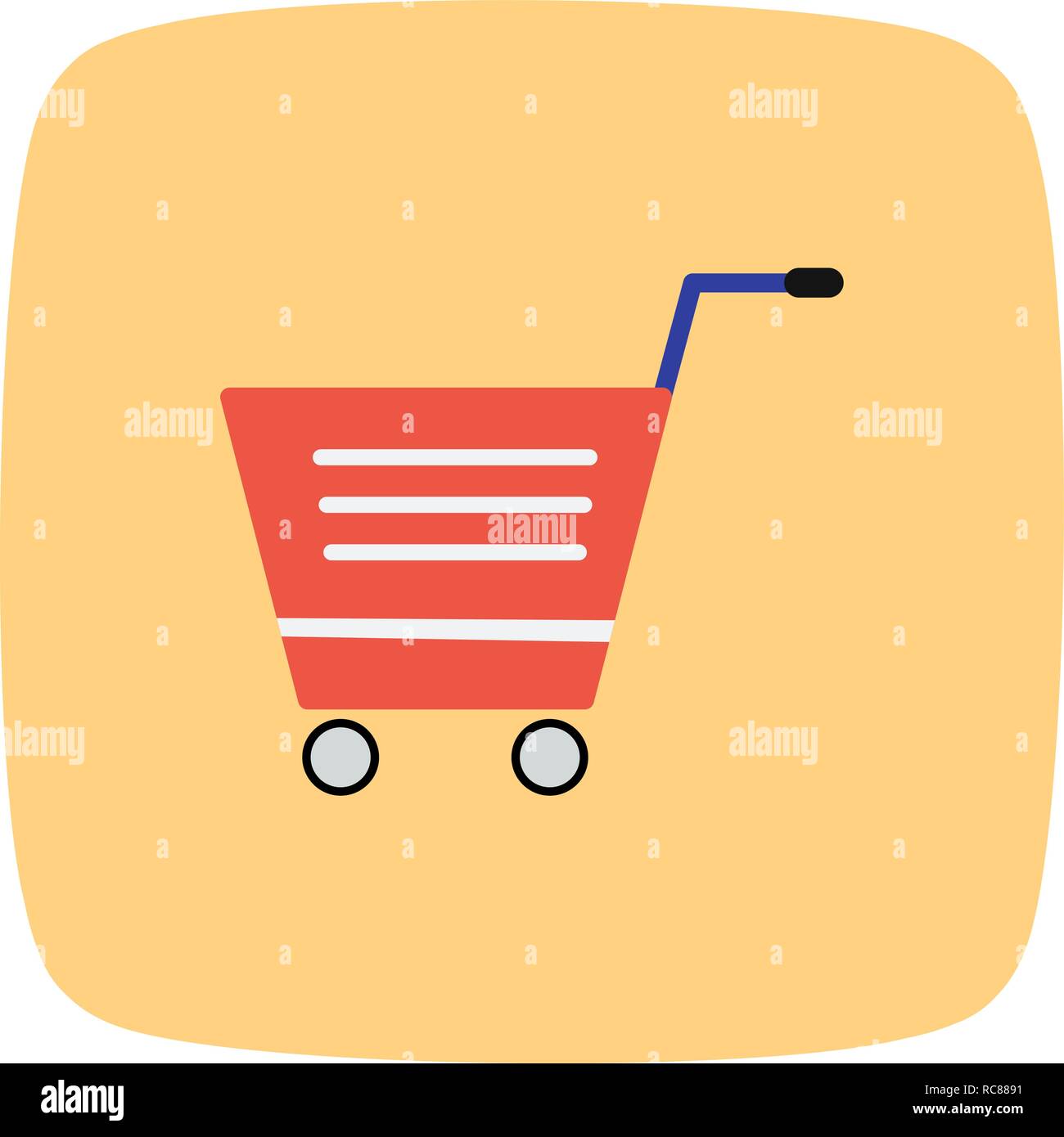 Vector Cart Icon Stock Vector Image & Art - Alamy