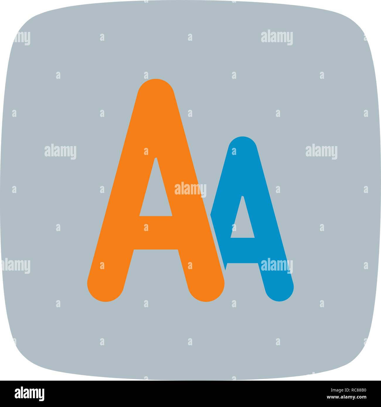 Vector Font Icon Stock Vector Image & Art - Alamy