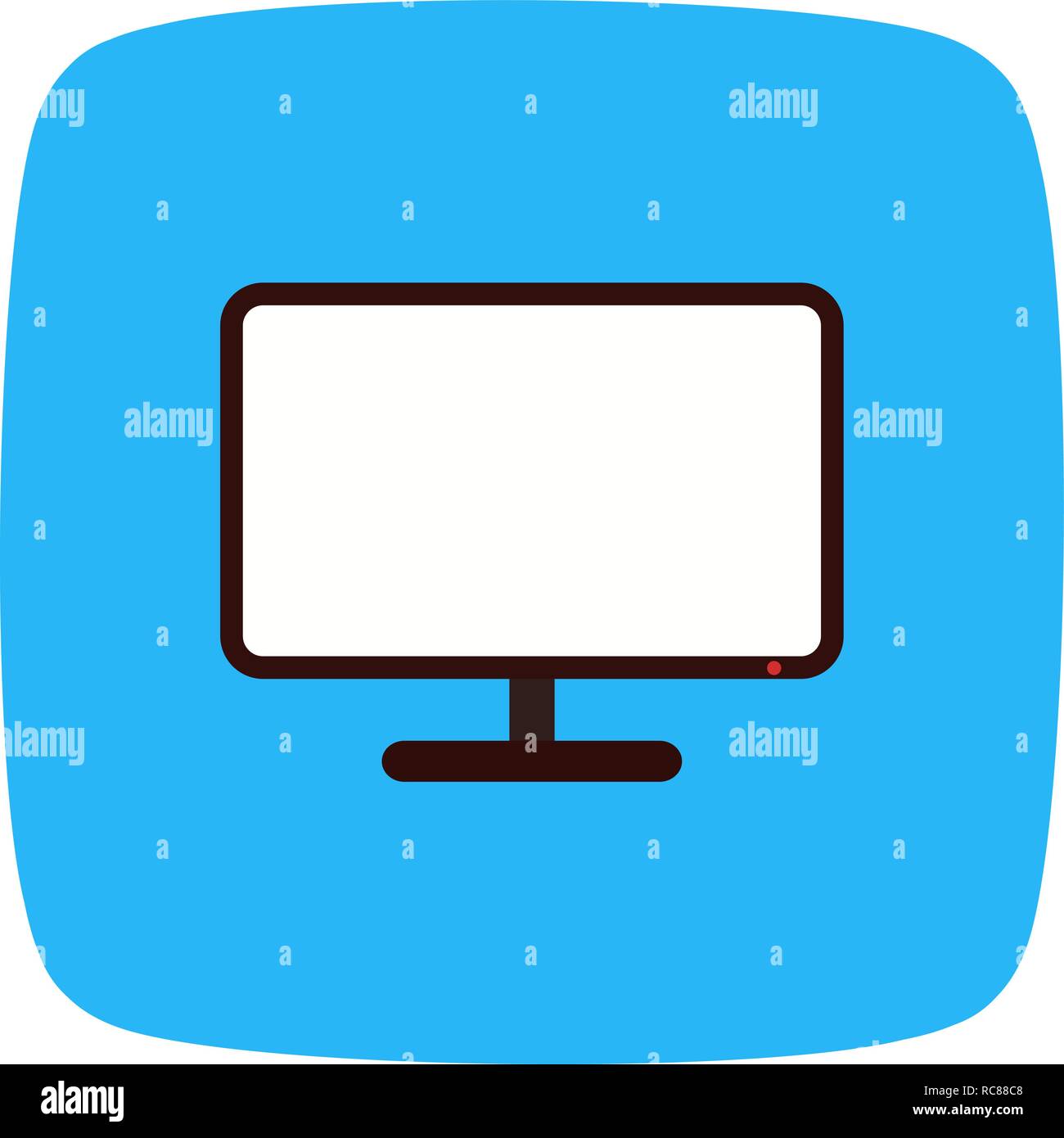 Vector LCD Icon Stock Vector Image & Art - Alamy