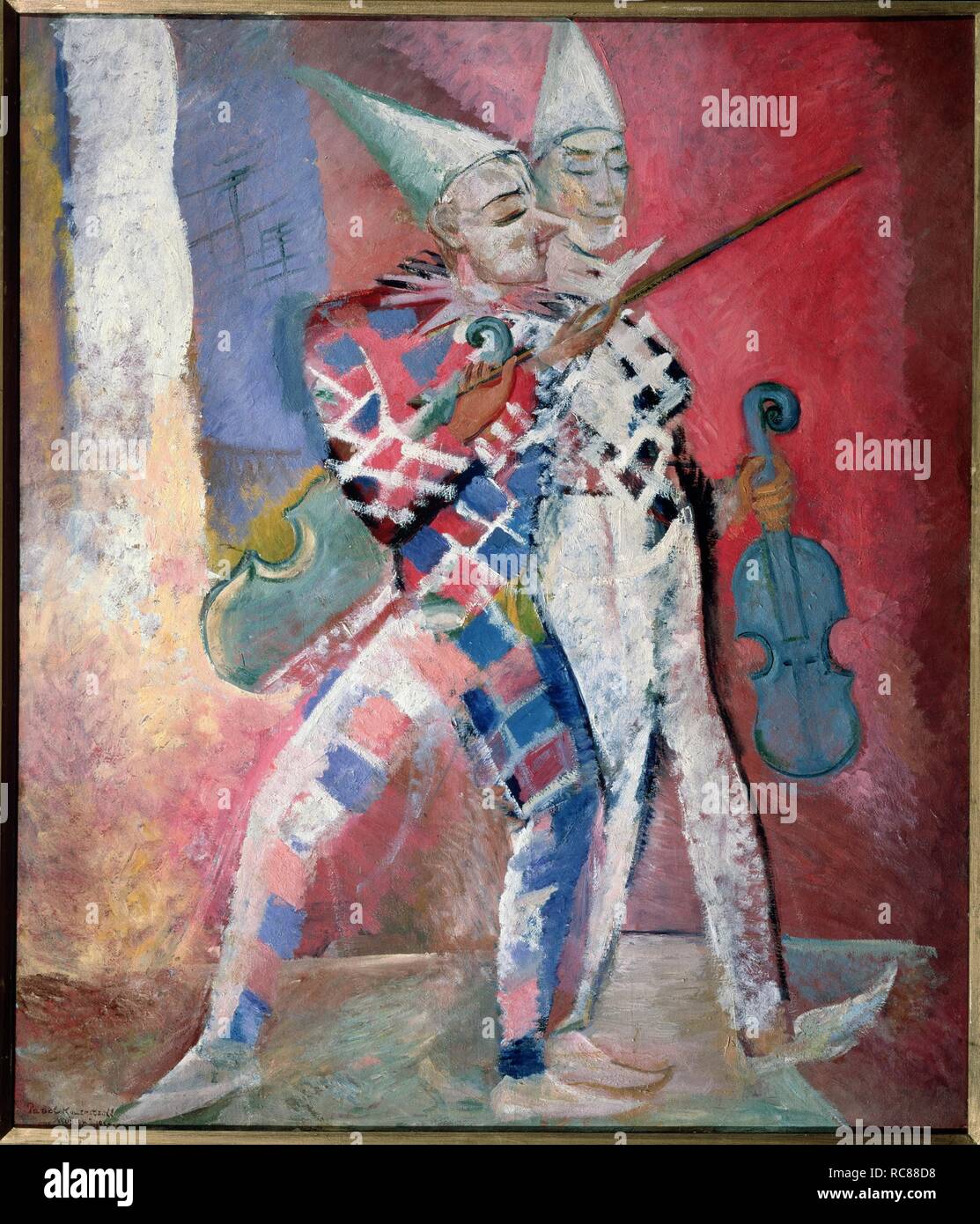 Rayonist composition. Idleness and shadow. Museum: PRIVATE COLLECTION ...