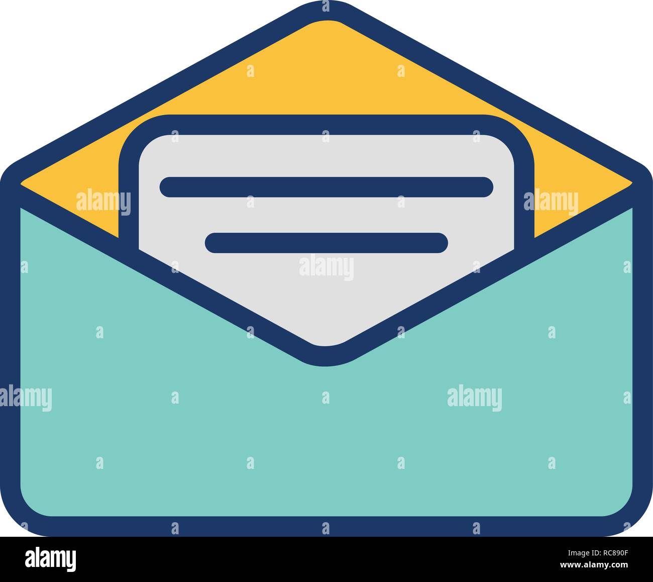 Vector Email Icon Stock Vector Image & Art - Alamy