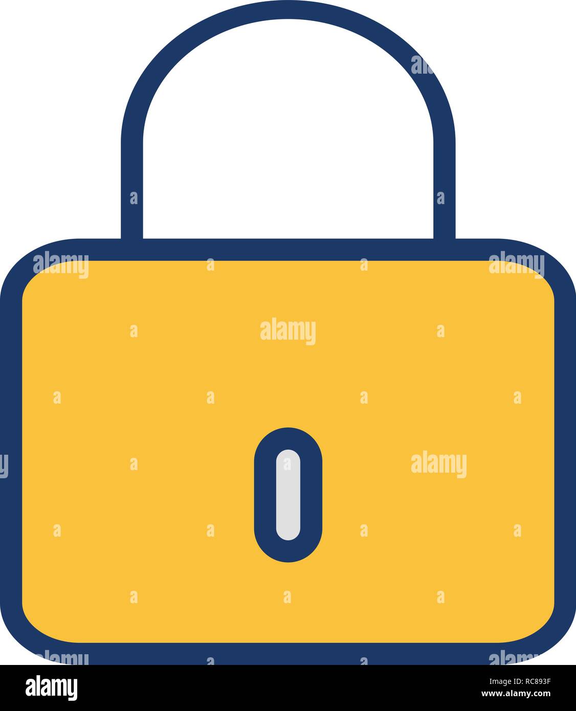 Vector Lock Icon Stock Vector Image & Art - Alamy