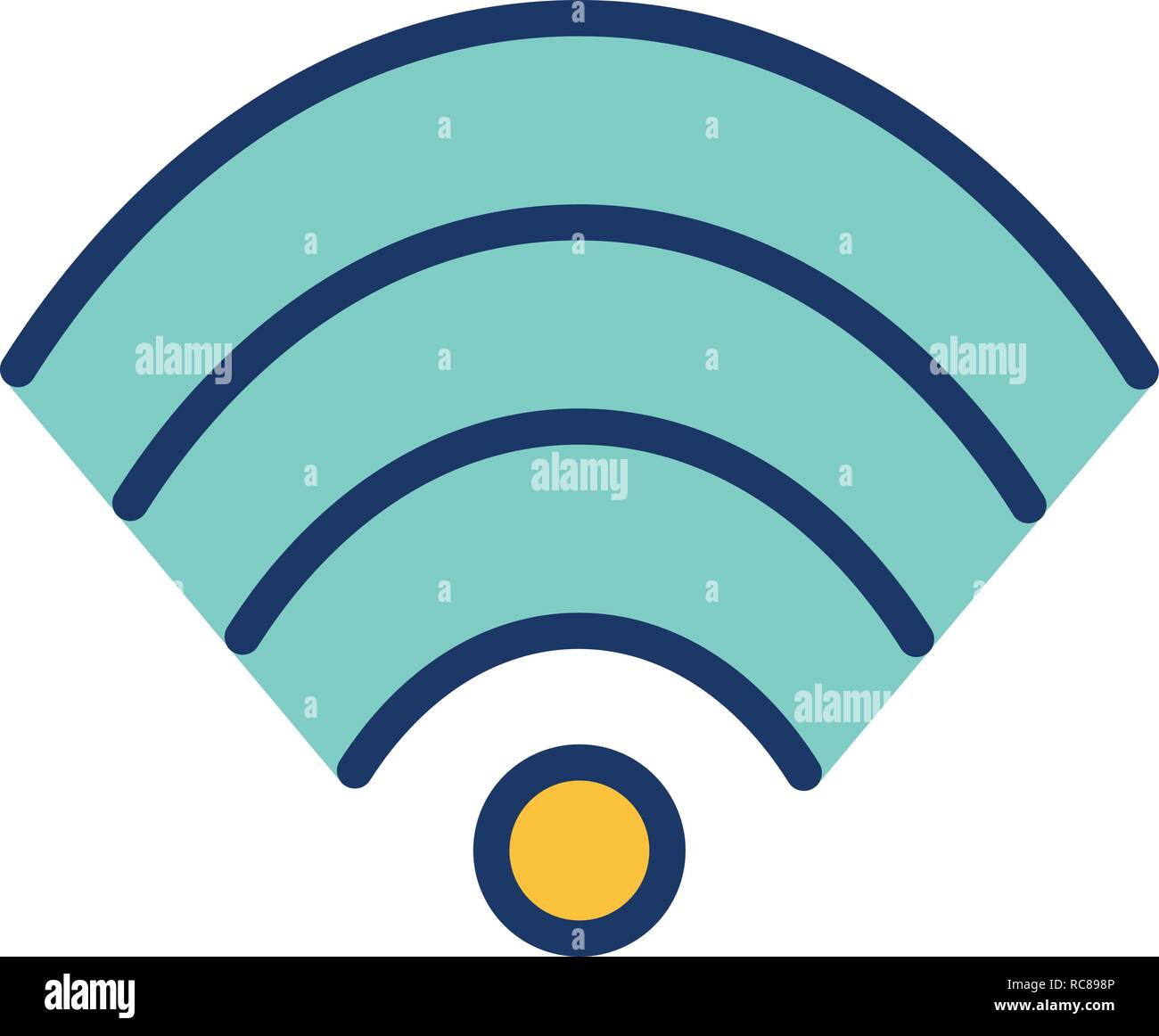 Vector Wifi Icon Stock Vector Image & Art - Alamy
