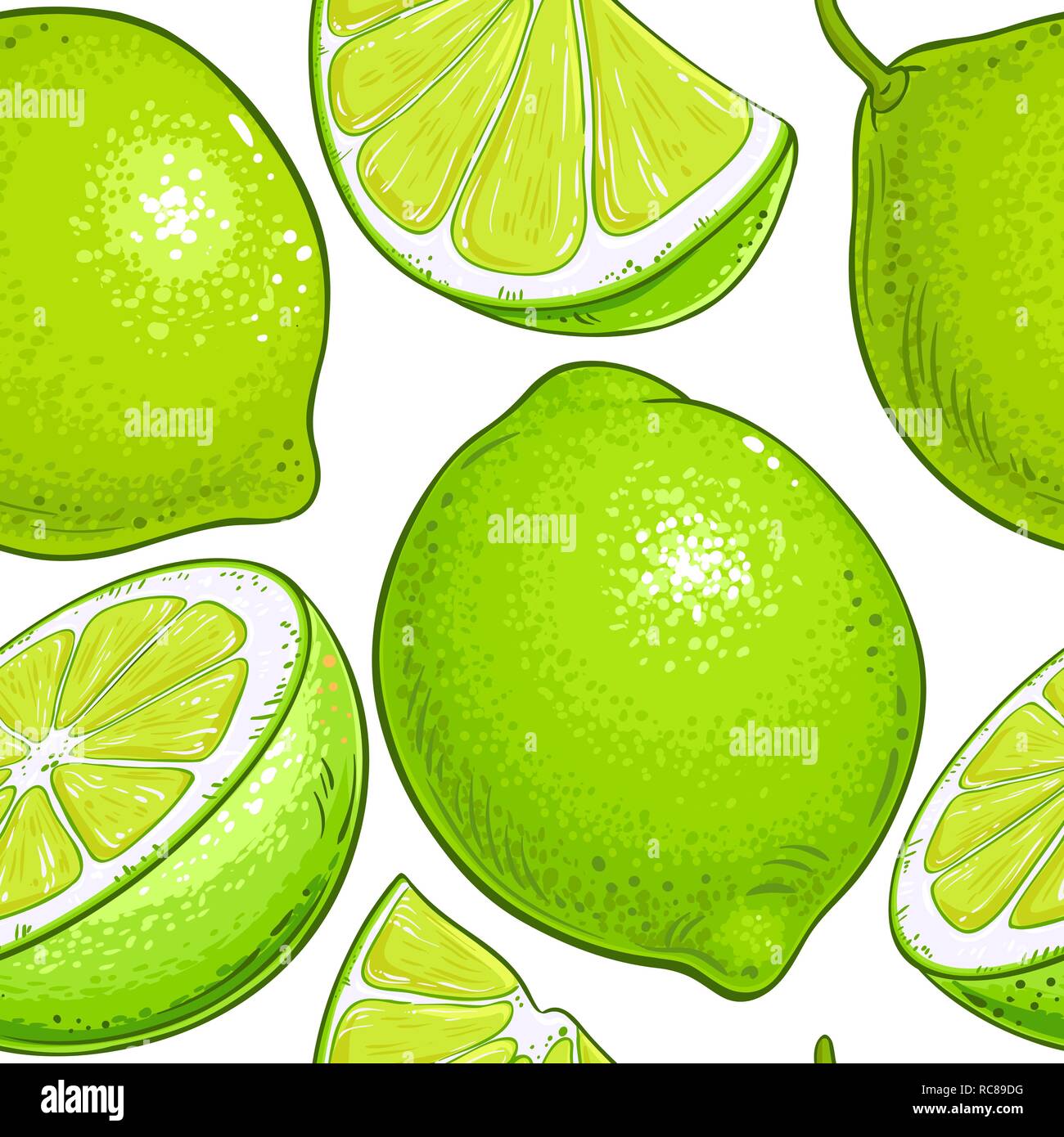 lime vector pattern on white background Stock Vector Image & Art - Alamy