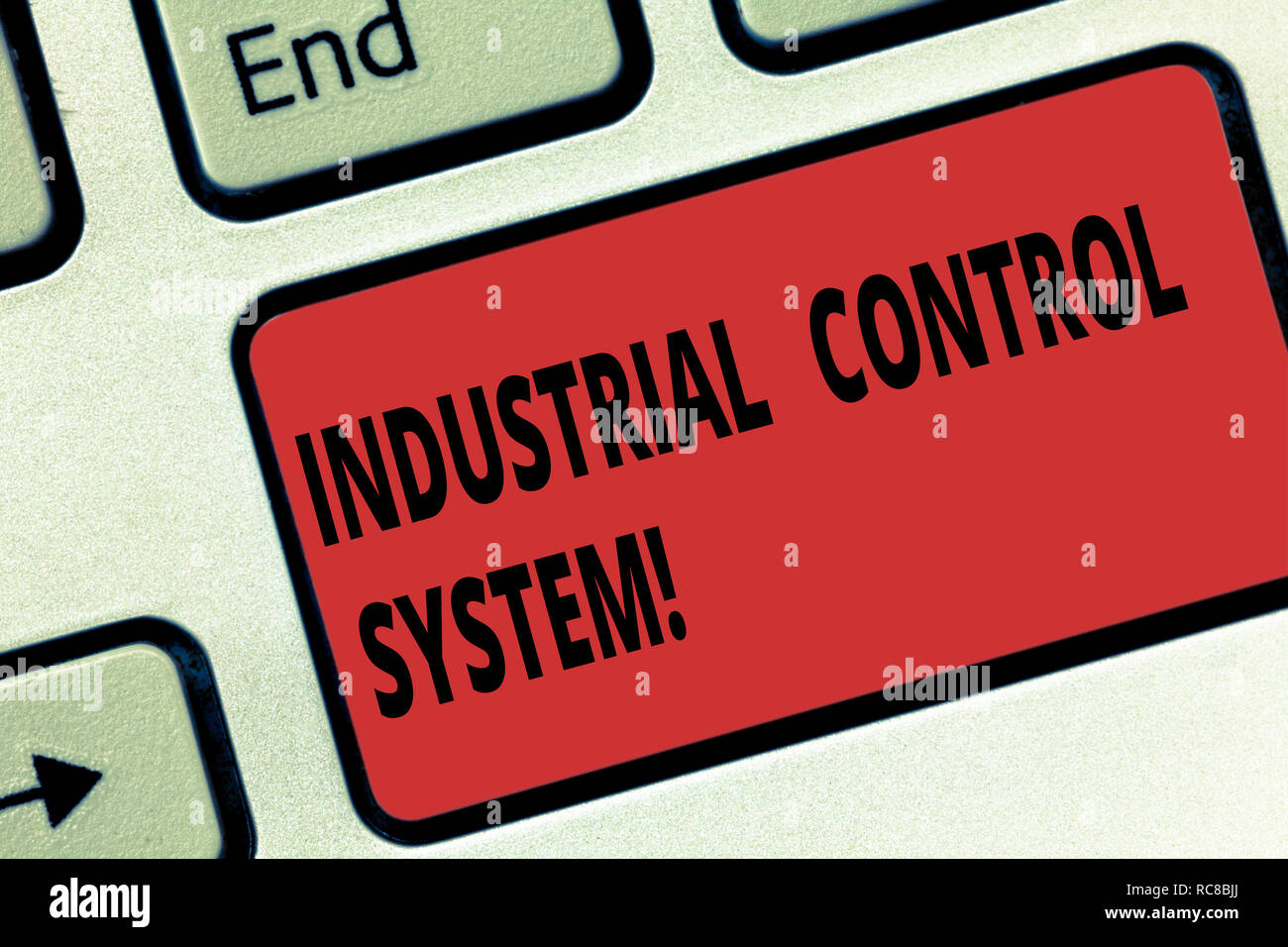 Handwriting text Industrial Control System. Concept meaning integration ... Handwriting text Industrial Control System. Concept meaning integration ...