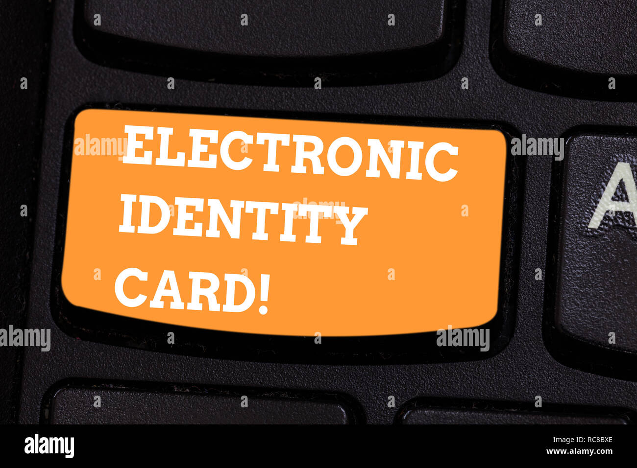 Showing id card for verification hi-res stock photography and images ...