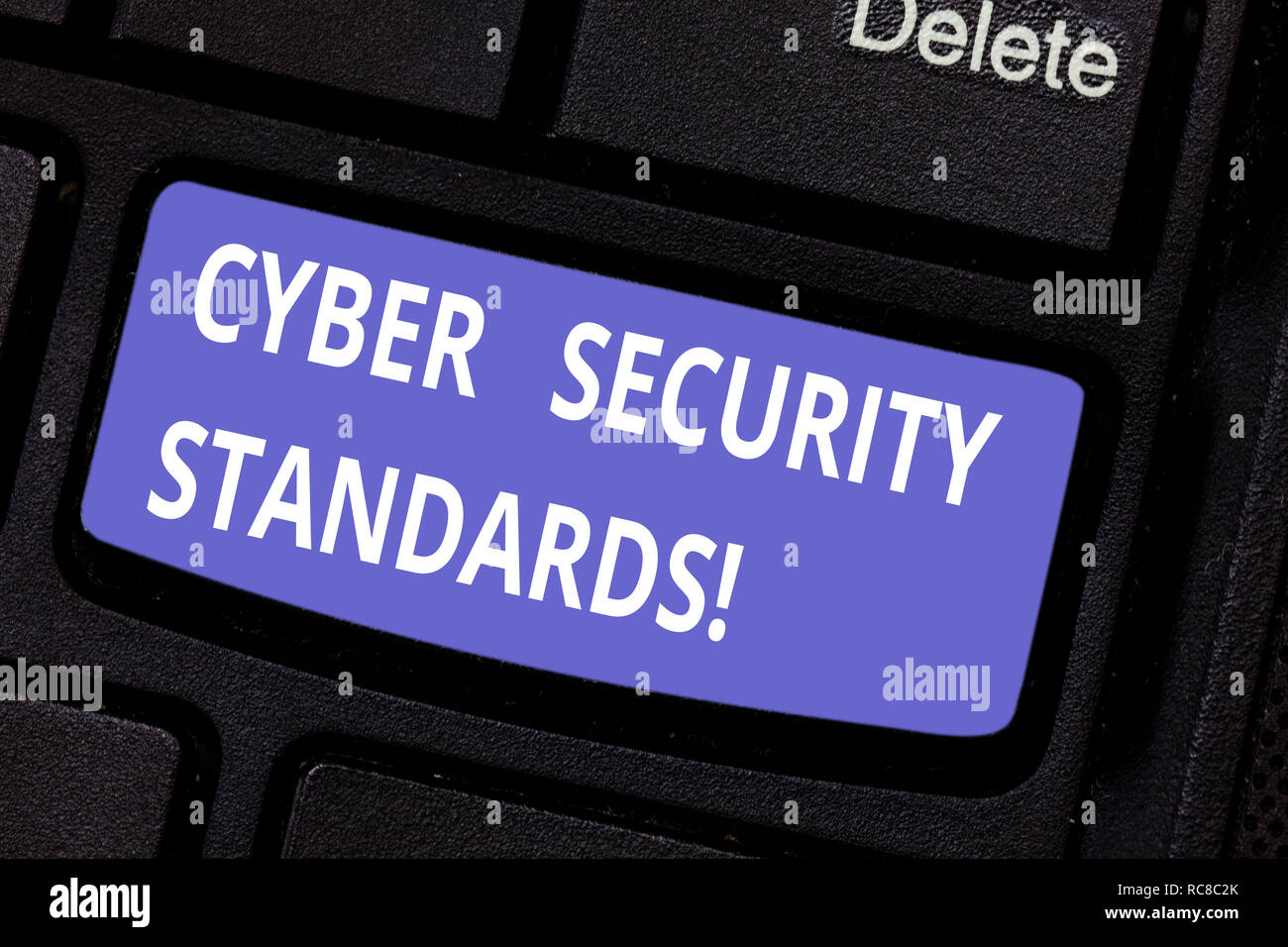 Word writing text Cyber Security Standards. Business concept for Rules ...