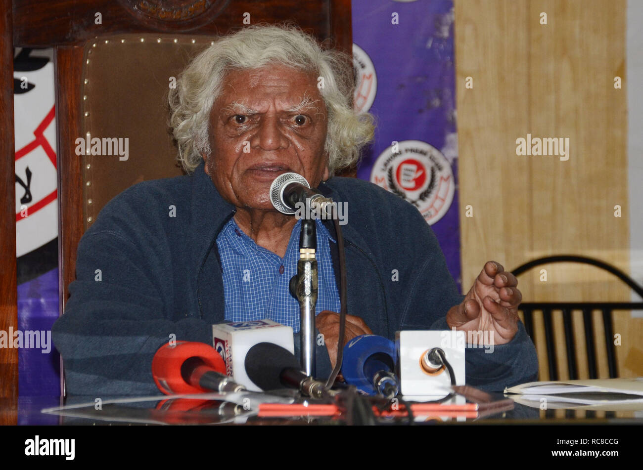 Lahore, Pakistan. 14th Jan, 2019. Pakistan Internationally renowned ...