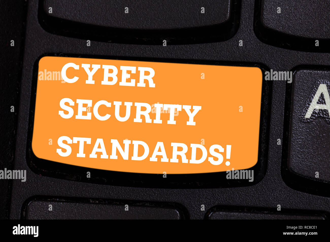 Conceptual hand writing showing Cyber Security Standards. Business ...
