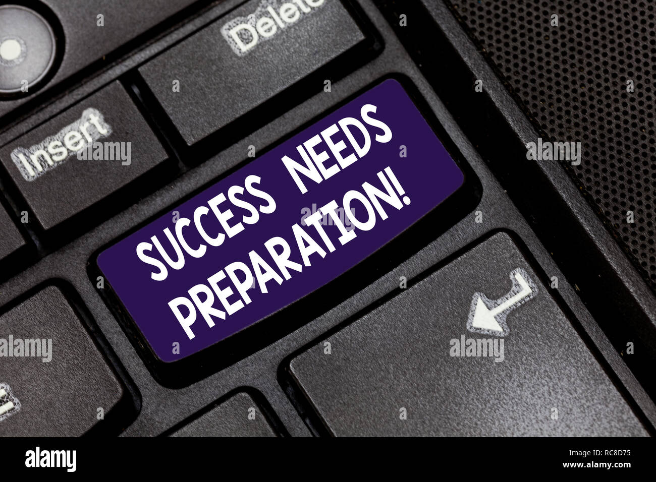 Writing note showing Success Needs Preparation. Business photo ...