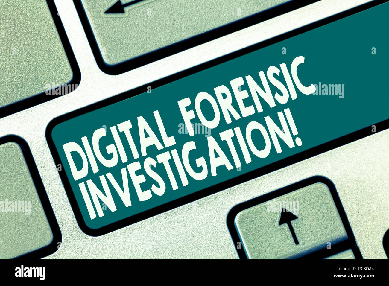 Word writing text Digital Forensic Investigation. Business concept for ...