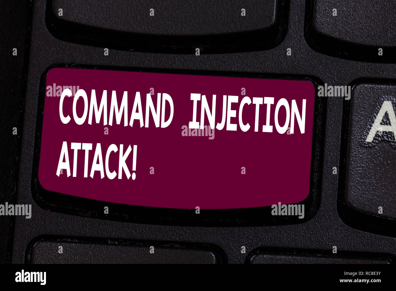 Text Sign Showing Comanalysisd Injection Attack Conceptual Photo Execution Of Arbitrary